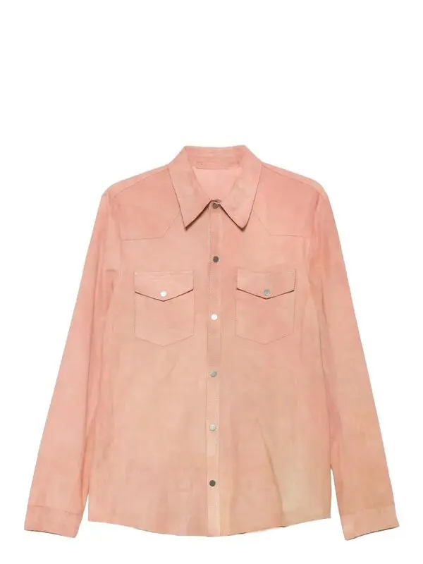 SALVATORE SANTORO Flap-pocket Shirt - Pink