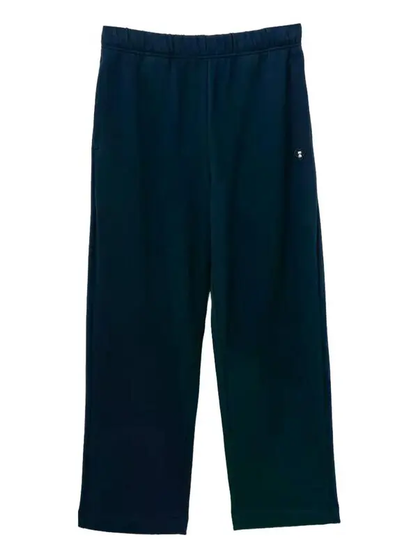 AAPE BY *A BATHING APE Logo-patched Straight-leg Track Pants - Blue