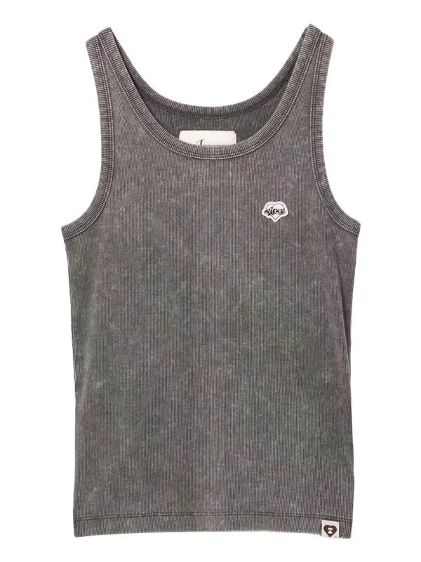 AAPE BY *A BATHING APE Logo Patched Tank Top - Grey