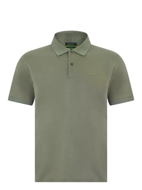 BOSS Logo Polo Shirt - Green
