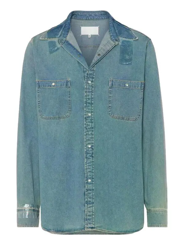 MAISON MARGIELA Long-sleeves Shirt - Blue