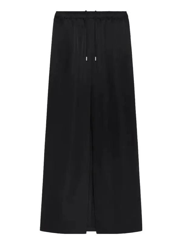 COURREGES Elasticated-waistband Trousers - Black