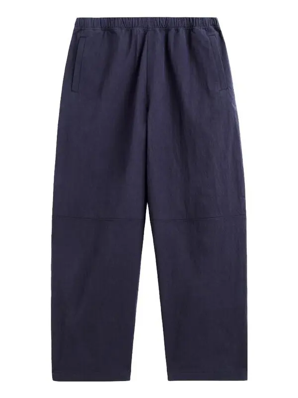 Cos Elasticized Relaxed-fit Barrel-leg Pants - Navy
