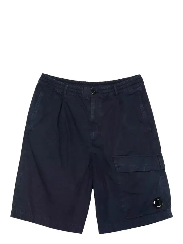 C.P. COMPANY Button Cargo Shorts - Blue