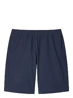 Paul Smith Stretch-cotton Seersucker Shorts - Blue