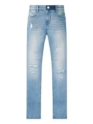 RtA Bryant Haze Triple Cross Skinny Jeans - Blue