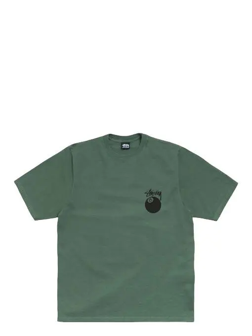 StÜssy 8 Ball Pigment Dyed Tee Shirt - Pine