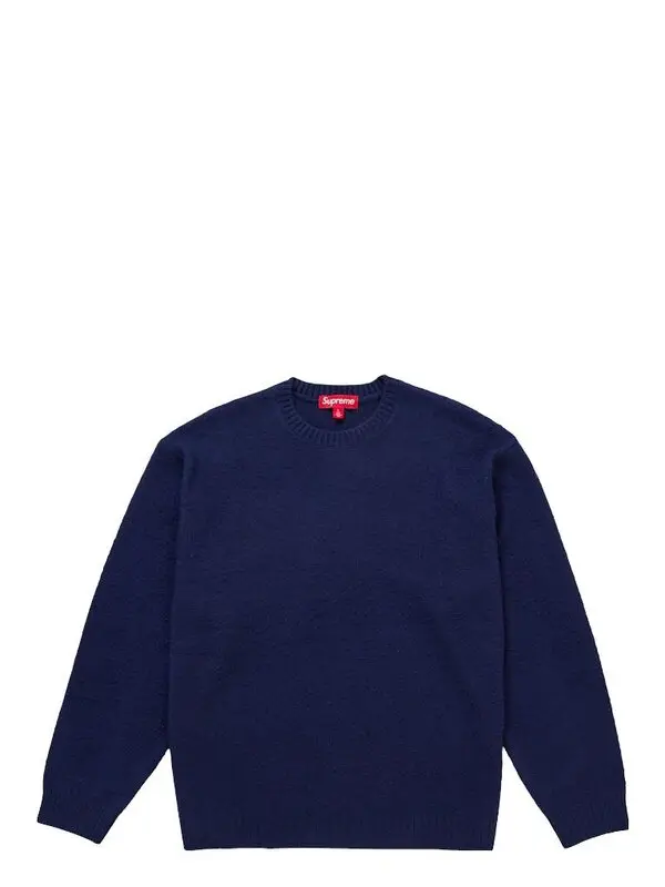 Supreme Pilled Sweater - Navy Blue