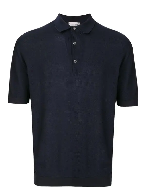 John Smedley Polo Roth - Blue