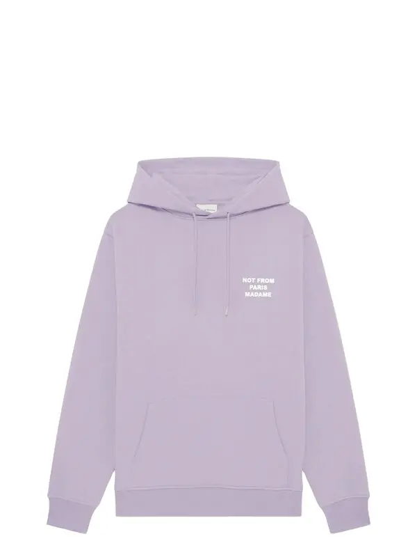 Drole De Monsieur Slogan Sweatshirt - Purple