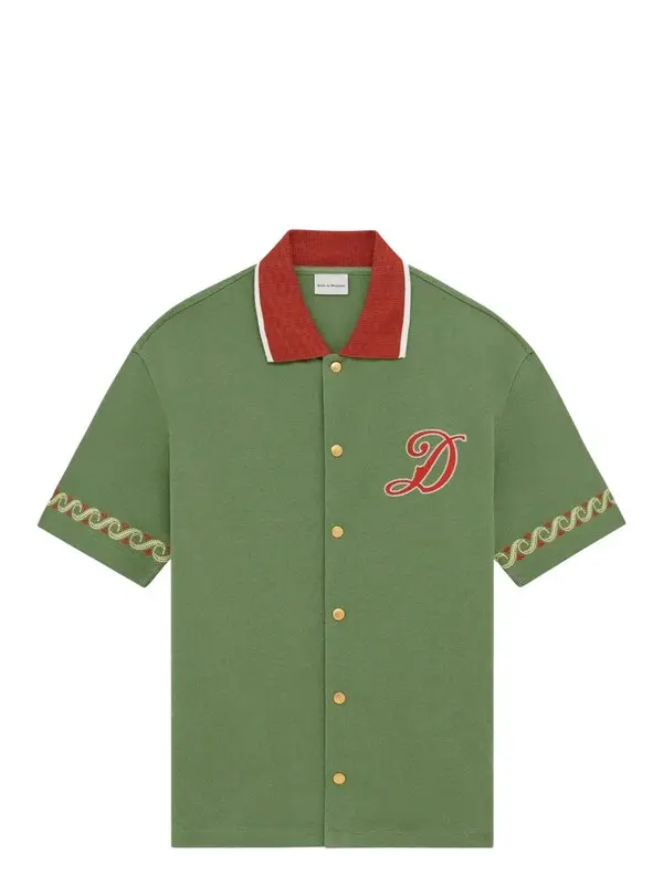 Drole De Monsieur Drole Sport Brodée Shirt - Green