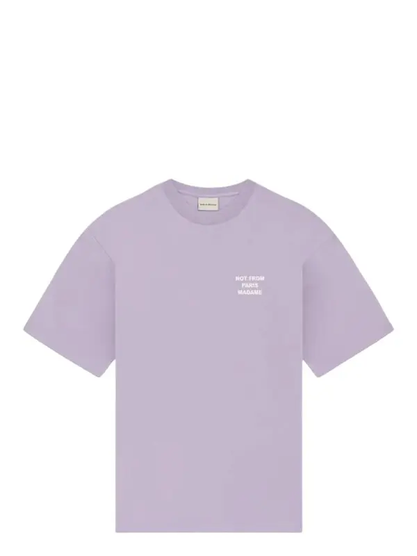 Drole De Monsieur Slogan T-shirt - Purple