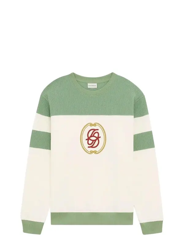 Drole De Monsieur Patch Sweatshirt - White