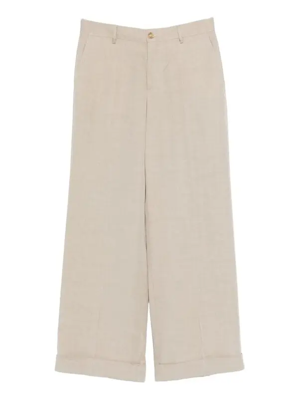 L.B.M. 1911 Wide-leg Trousers - Beige