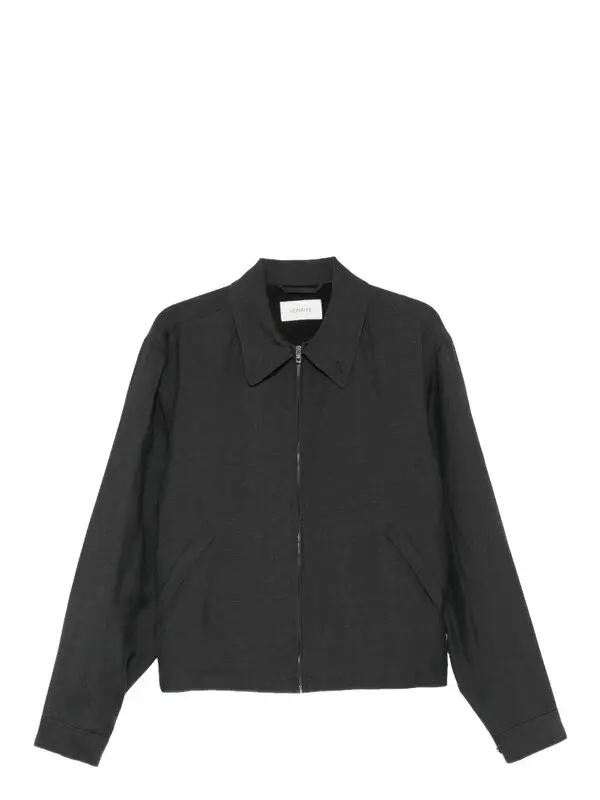 LEMAIRE Cotton Blouson Jacket - Black