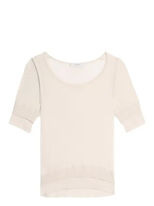 LEMAIRE Silk Blend Top - White