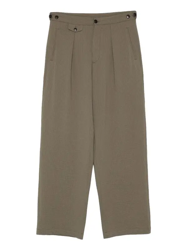 Emporio Armani Wide-leg Trousers - Brown