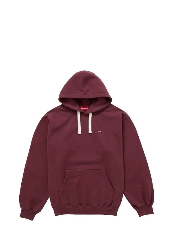 Supreme Small Box Drawcord Hooded Sweatshirt - Maroon