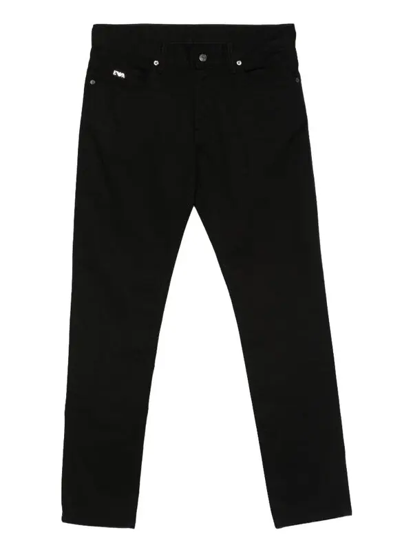 Emporio Armani Regular Fit Denim Jeans - Black