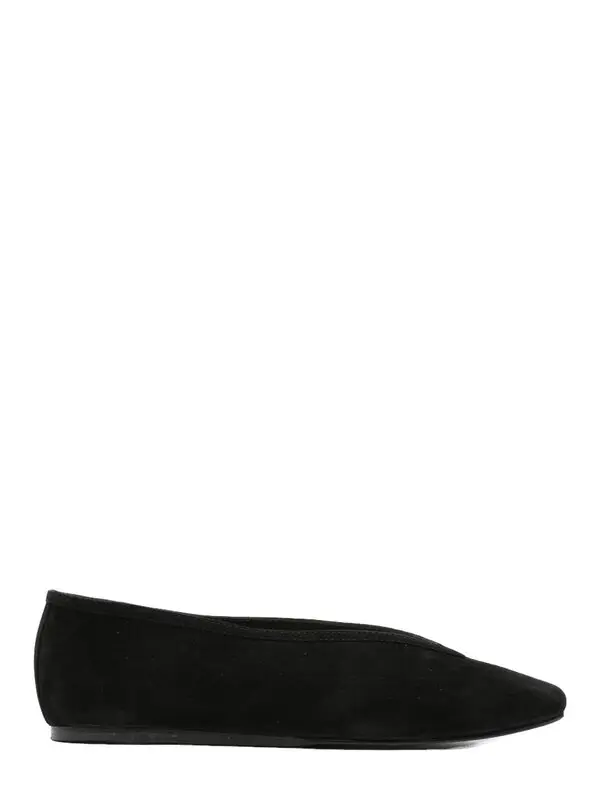 Manebí Suede Leather Ballerinas - Black