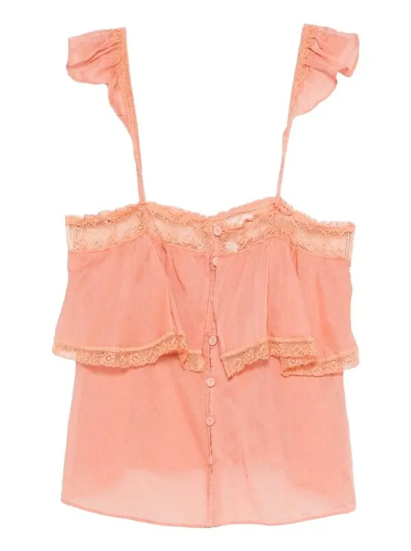FORTE_FORTE Cotton And Silk Voile Top - Pink