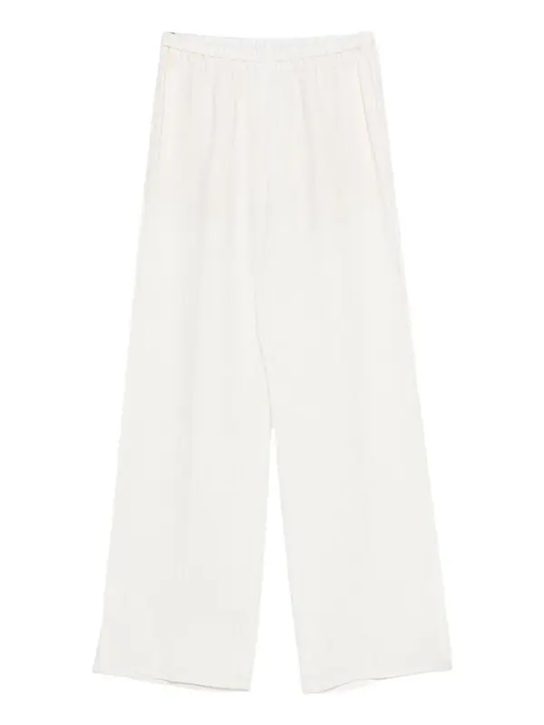 FORTE_FORTE Linen Trousers - White