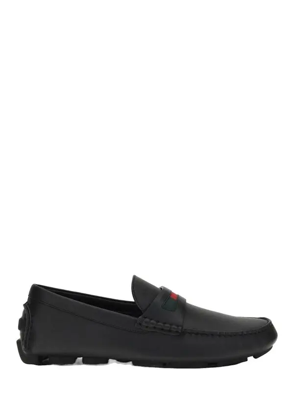 Gucci Leather Loafers - Black