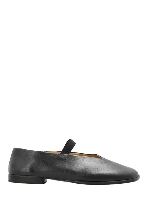 LEMAIRE Glove Leather Ballerinas - Brown