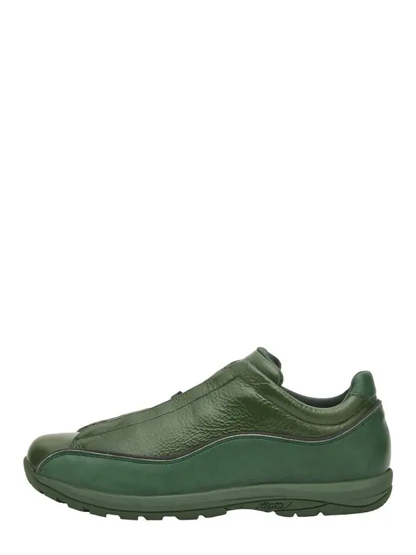 Diemme Licata Sneakers - Green Crackled Patent Leather