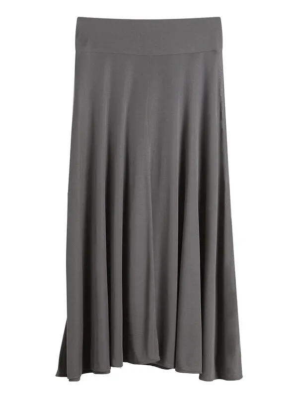 ST. AGNI Fluid Jersey Skirt - Soot