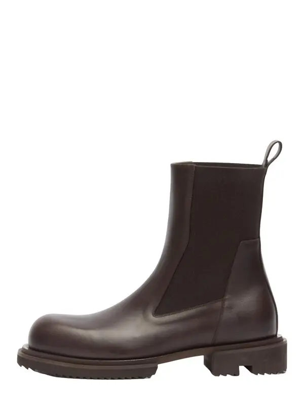 Rick Owens Gabe Beatle Boot - Dark Dust