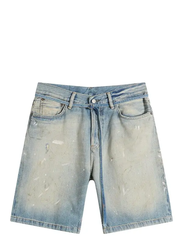 Acne Studios Roland Denim Shorts - Light Blue