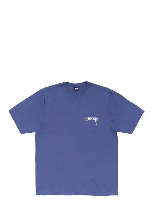 StÜssy Skate Stack Pigment Dyed Tee Shirt - Indigo