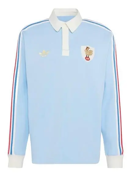 Adidas France Rugby 120y Heritage Jersey - Clear Sky Blue