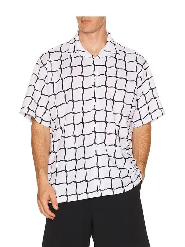 OYSTER Net Button Up In . Also - White
