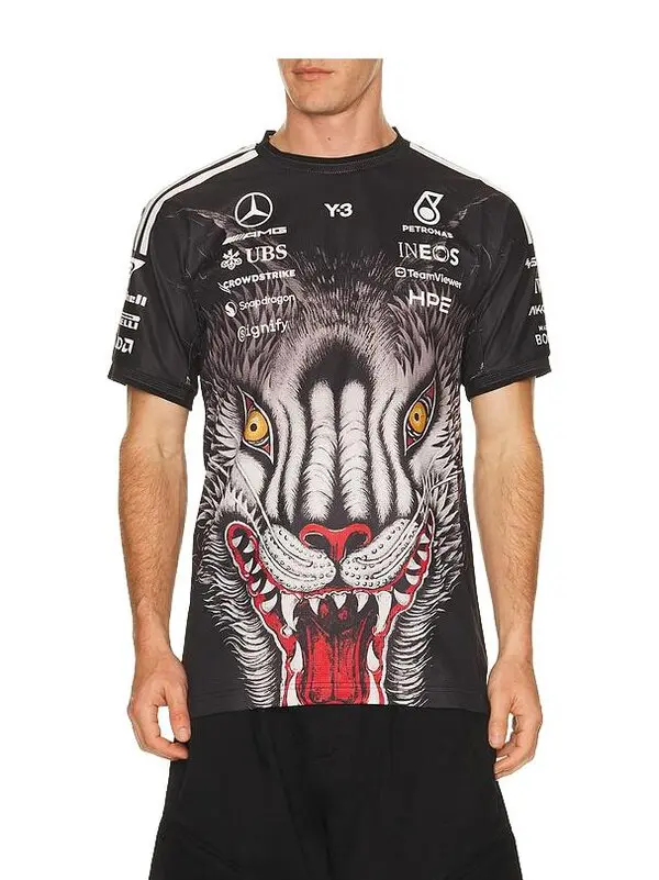 Y3 X F1 Drvr Jersey - Black