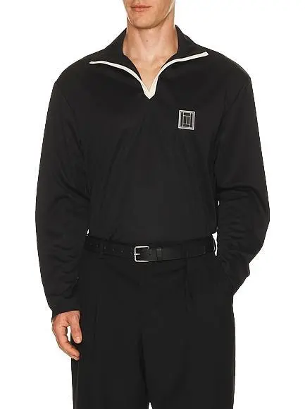 OYSTER Long Sleeve Polo - Black