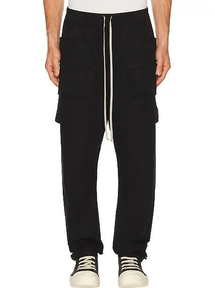Rick Owens Creatch Cargo Drawstring - Black