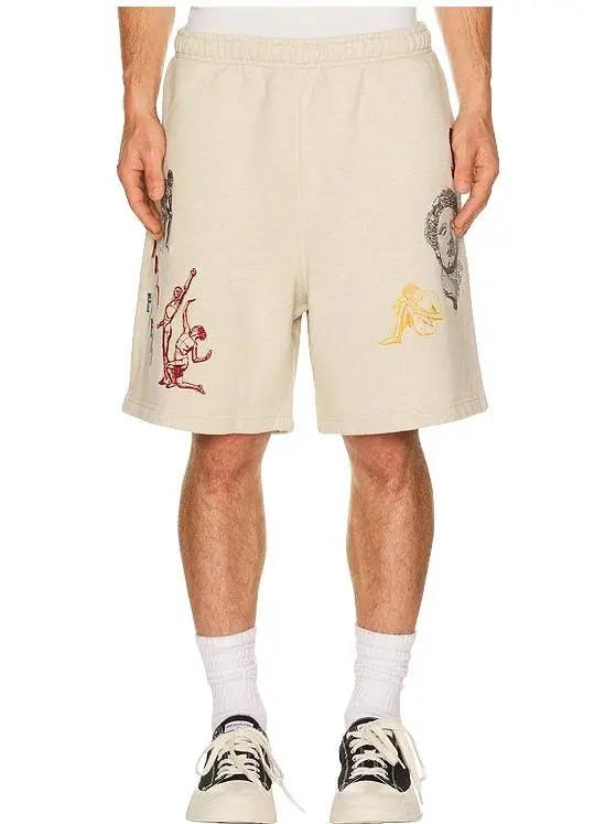 SAMUEL ZELIG Northfield Sweatshort In . Also - Beige