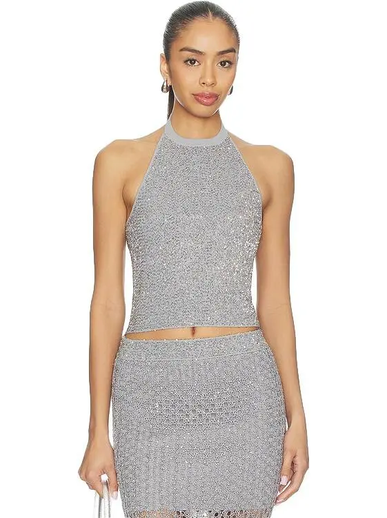 DODIEE Bianca Top In . Also - Grey