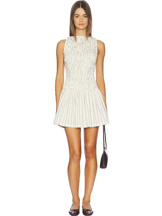 Faithfull The Brand Maria Mini Dress - Lemon
