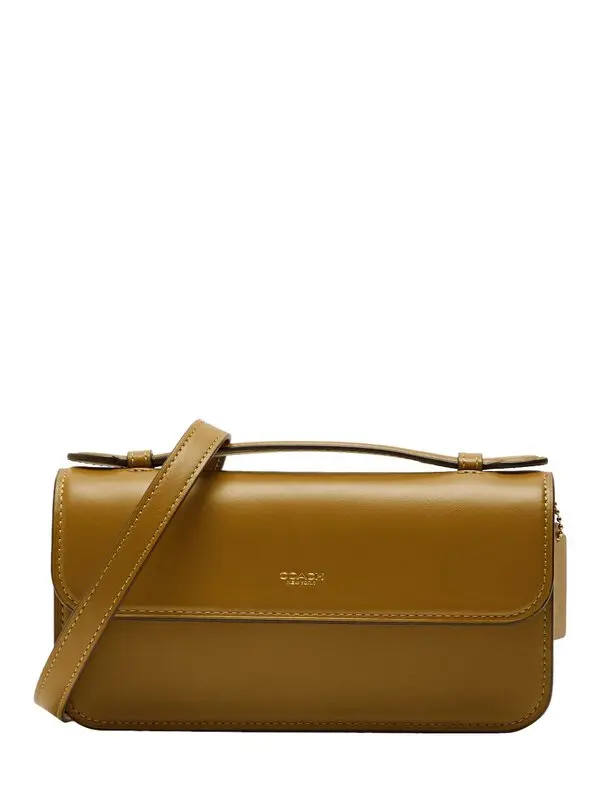 COACH Elora Leather Cross-body Bag - Olive
