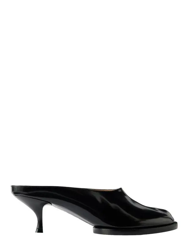 MAISON MARGIELA Tabi City Leather Mules - Black