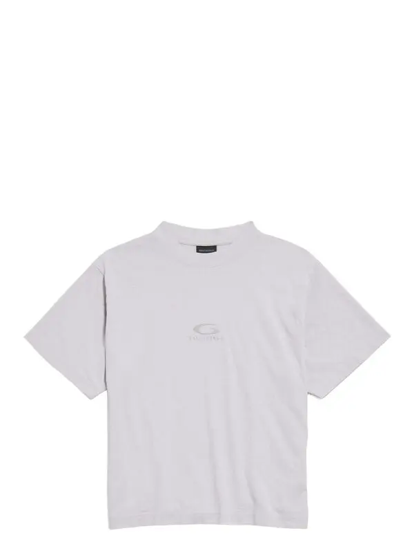 Balenciaga Loop Sports Icon Medium Fit T-shirt - White