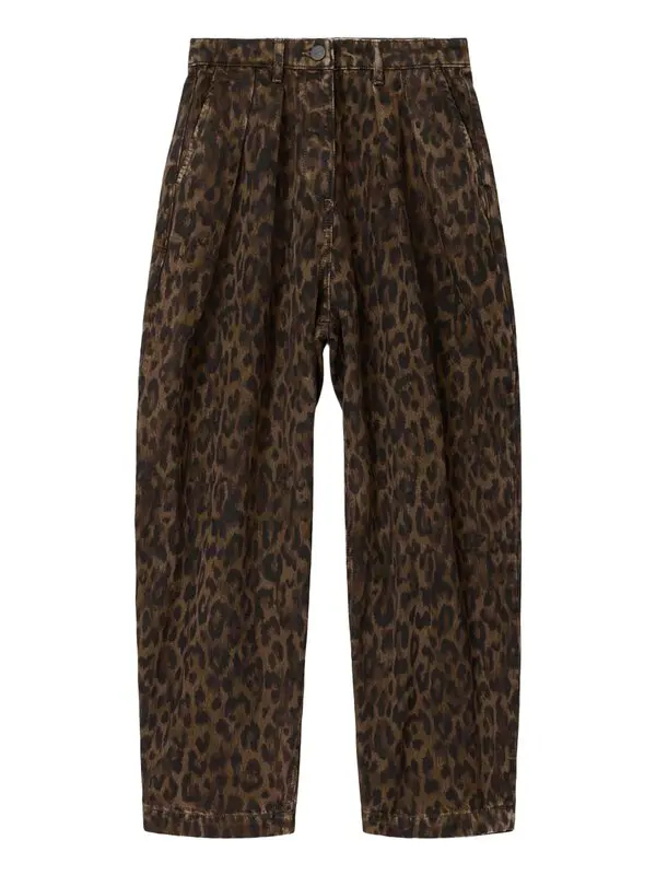 ALLSAINTS Becca High-rise Barrel-leg Jeans - Brown