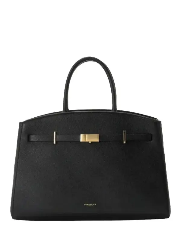 DEMELLIER Midi Hudson Tote Bag - Black