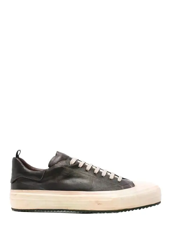 Officine Creative Mes Dd 001 Leather Sneakers - Brown