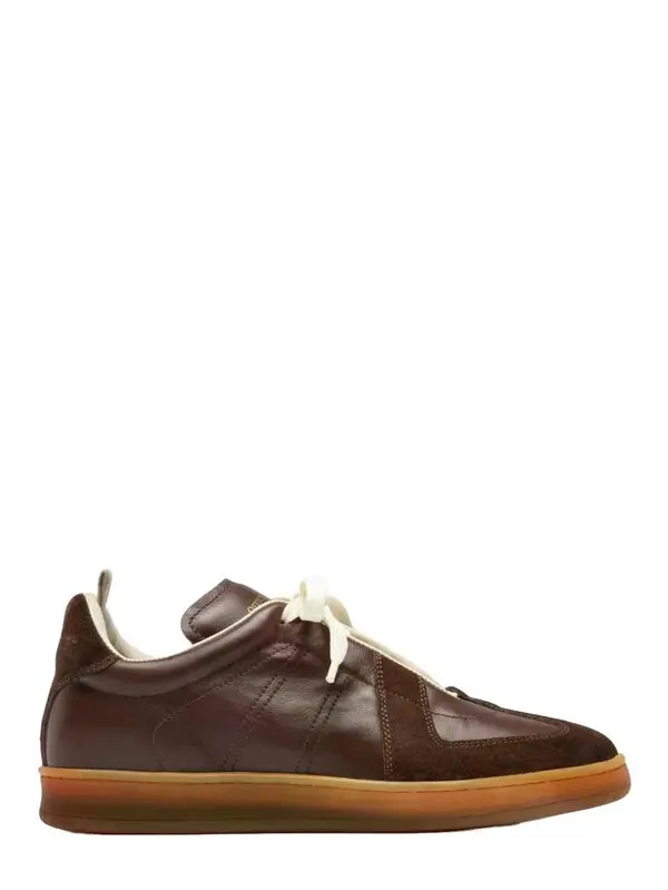 Officine Creative Militia 102 Leather Sneakers - Brown
