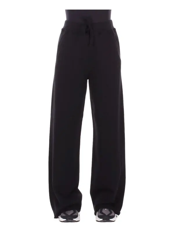 DONDUP Wide Leg Trousers - Black