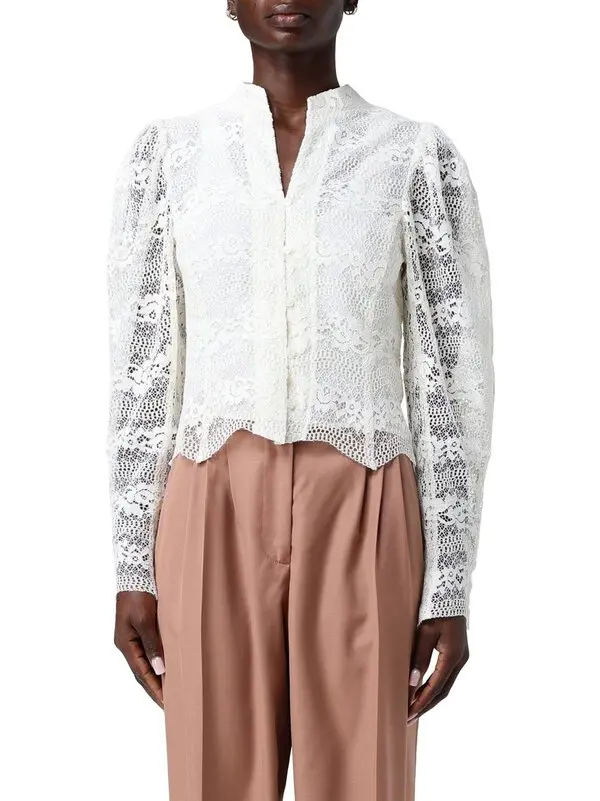 TWINSET Lace Blazer - Pearl